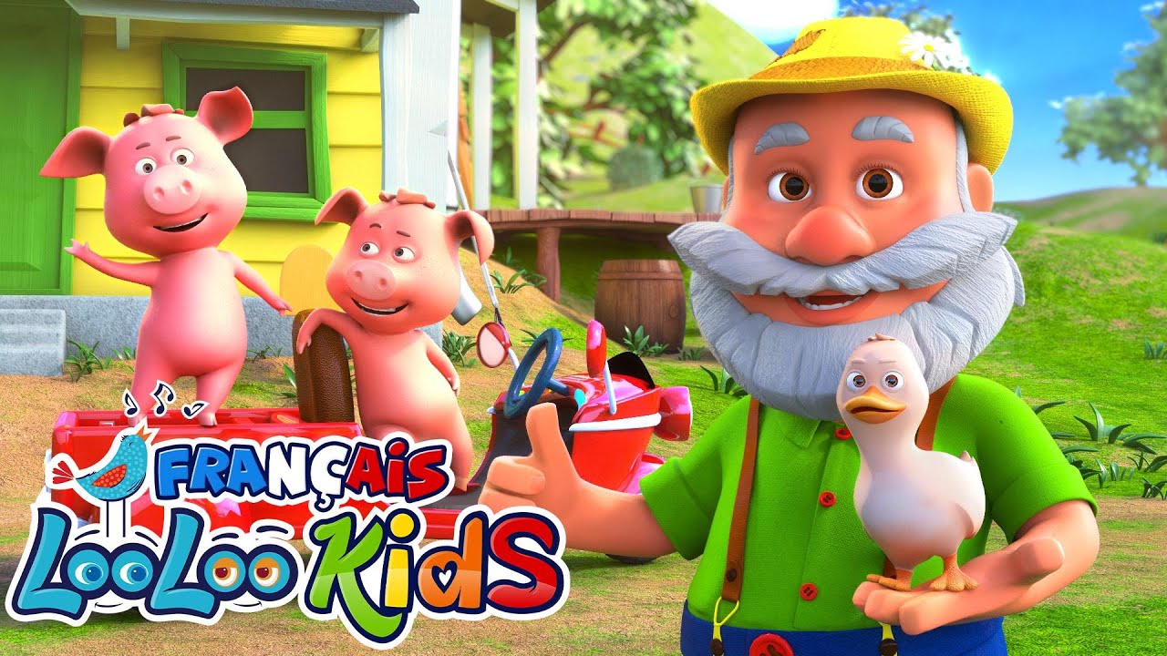 Le fermier dans son pré - Chansons Pour Les Petit - Comptines Bébé ...