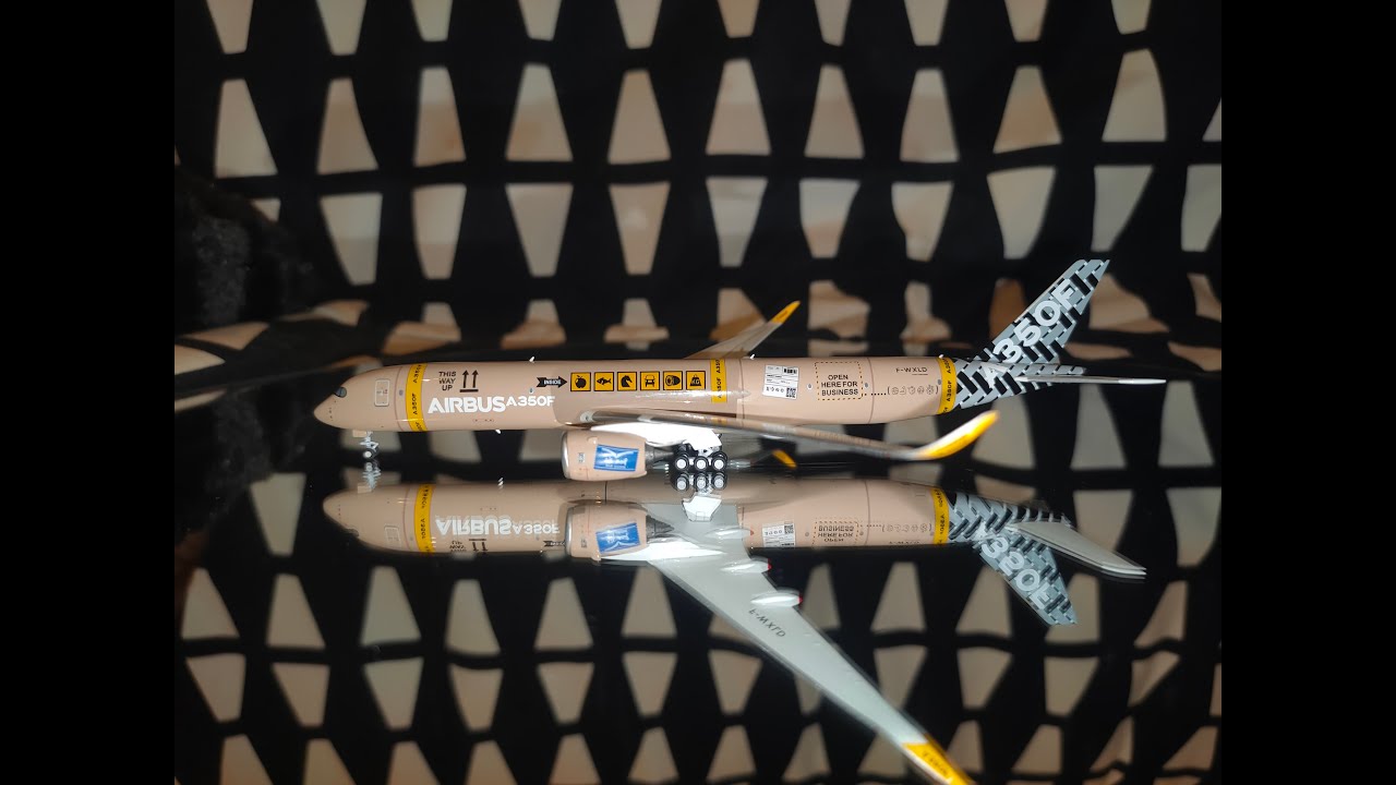 NG Models new Airbus a350F unboxing, scale 1:400. #diecast # ...