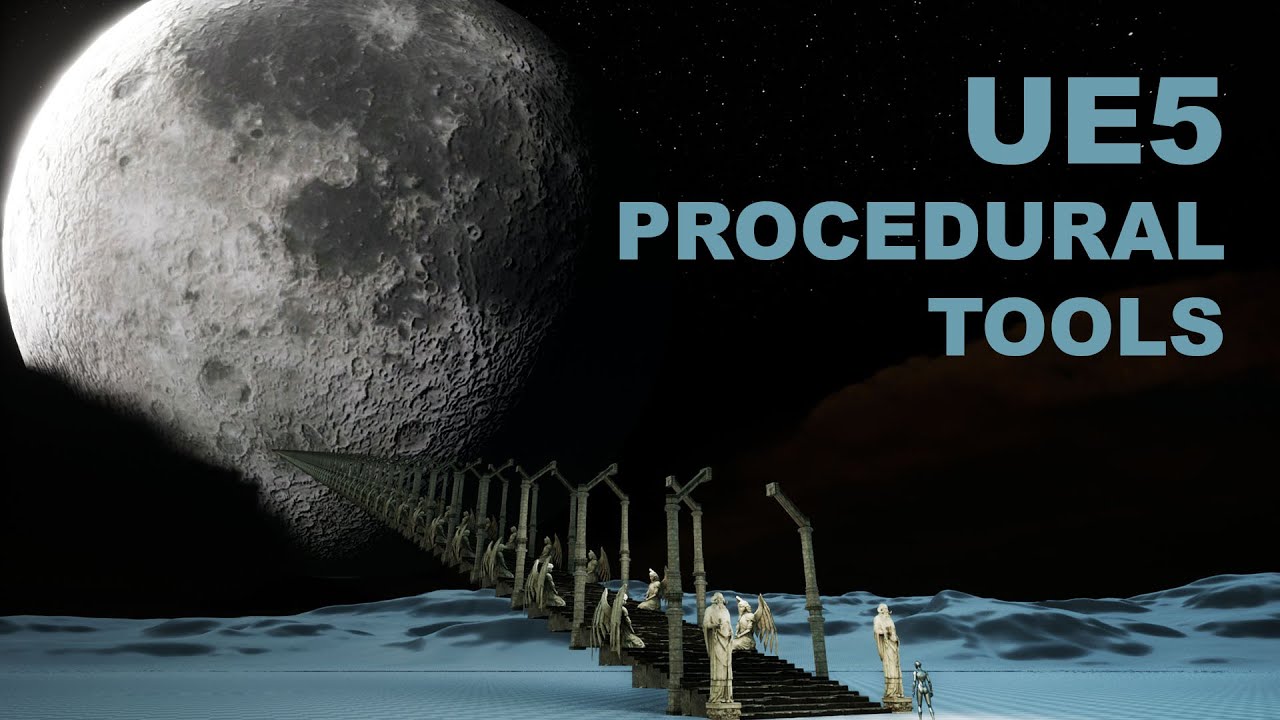 Unreal Engine 5 - Advanced Procedural Tools - Moon Bridge - YouTube