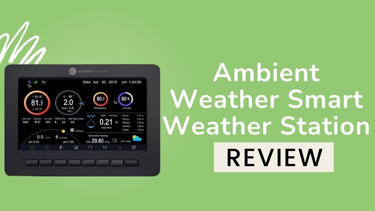 Ambient Weather Smart Weather Station WS-5050 Review - YouTube