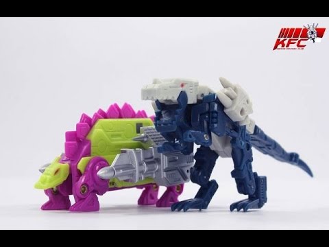Transformers KFC CST 001 002 Overslay and Haymaker Swedish review - YouTube