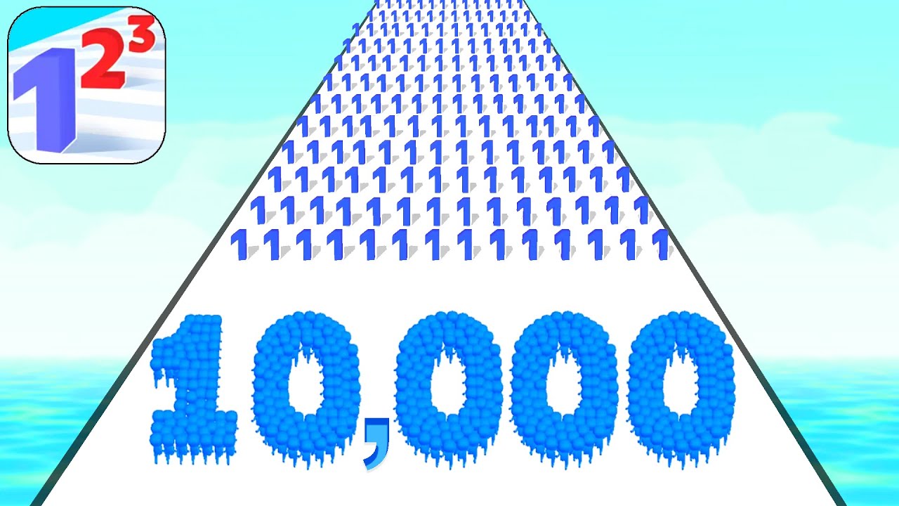 Satisfying Mobile Game All Levels Number Masters Top Play 10000 Tiktok ...