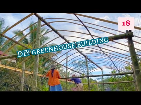 {18}Building my own DIY greenhouse (full video)//countryside living ...