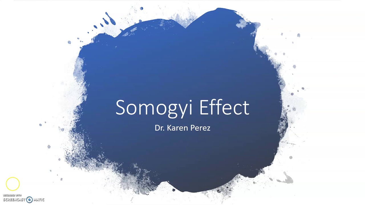 Somogyi Effect - YouTube