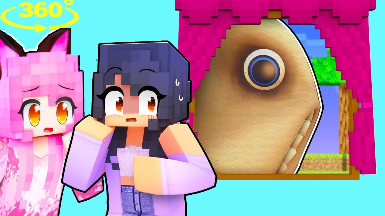 How APHMAU saving Friends from MAN AT THE WINDOW in Minecraft 360 ...