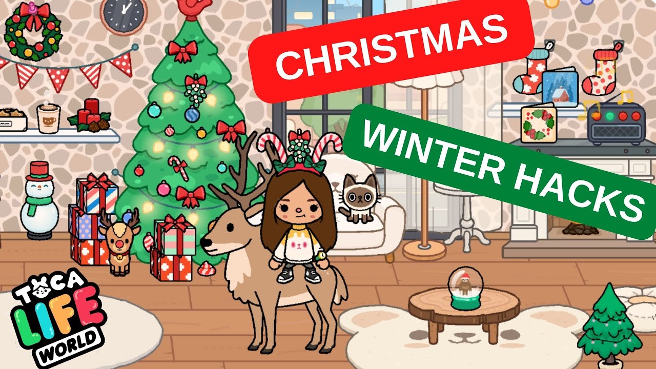 New Winter Hacks & Aesthetic Christmas Toca Boca! ️ - YouTube