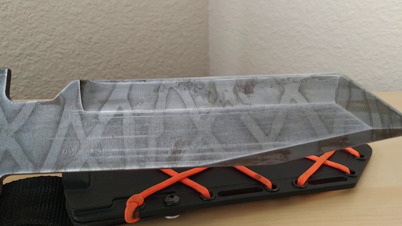 Cold Steel GI Tanto Mods - YouTube