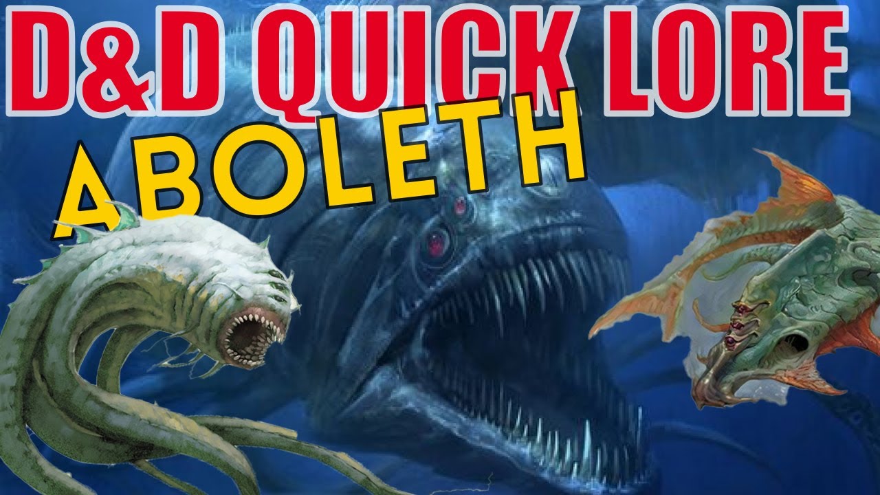 All You Need To Know About The Aboleth In D&D | The Monster Manual ...