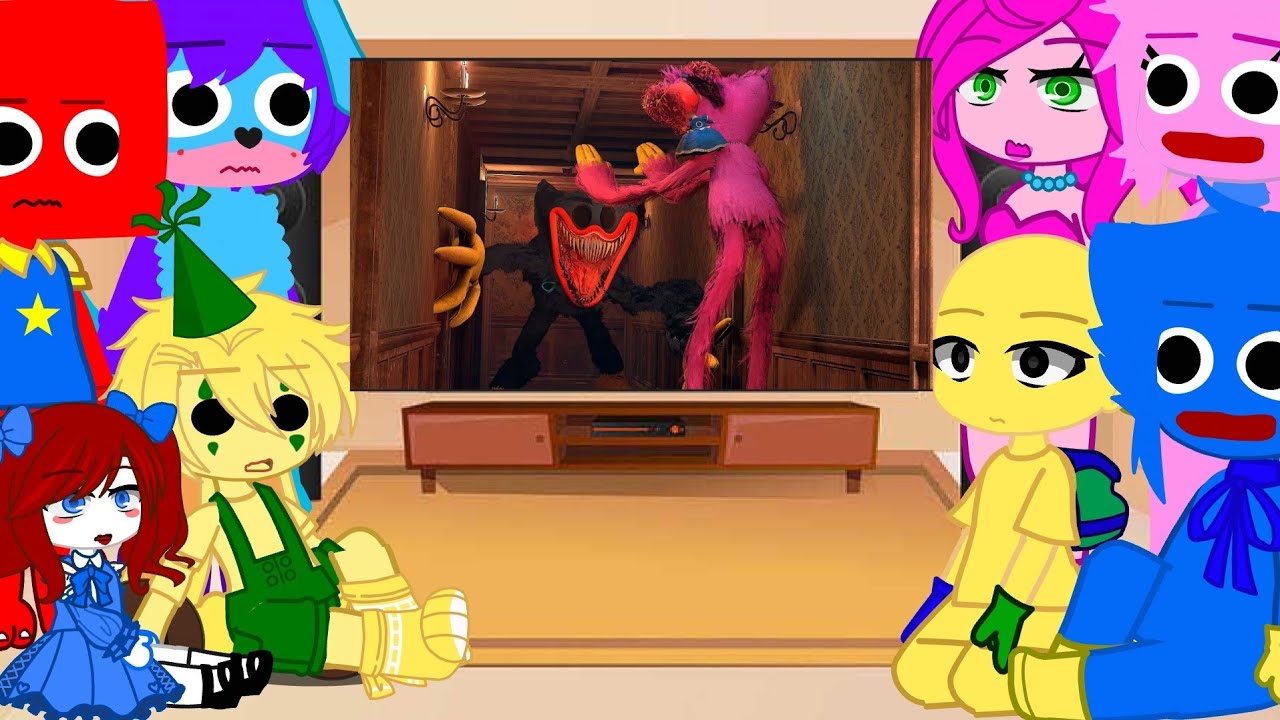 Poppy Playtime Chapter 3 React To What if Kissy Missy Saved from Huggy ...