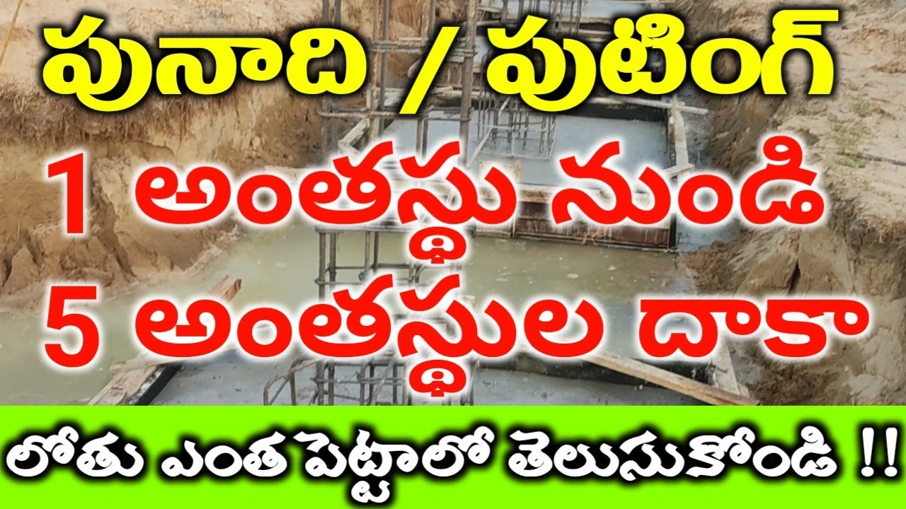 DEPTH OF FOOTING FOUNDATION DEPTH DETAILS // 1STORY TO 5STORY BUILDING ...