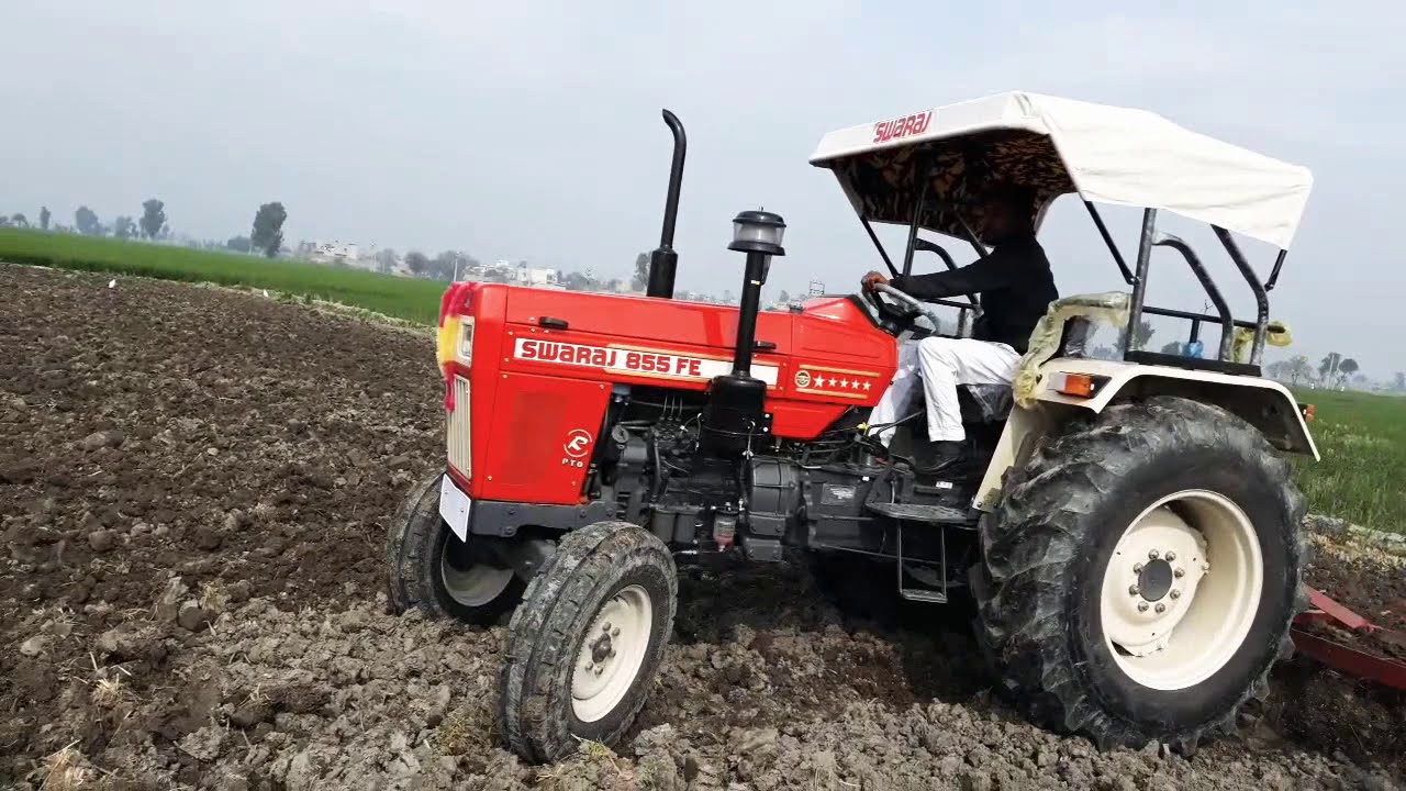 Swaraj 855 new tractor tasting - YouTube