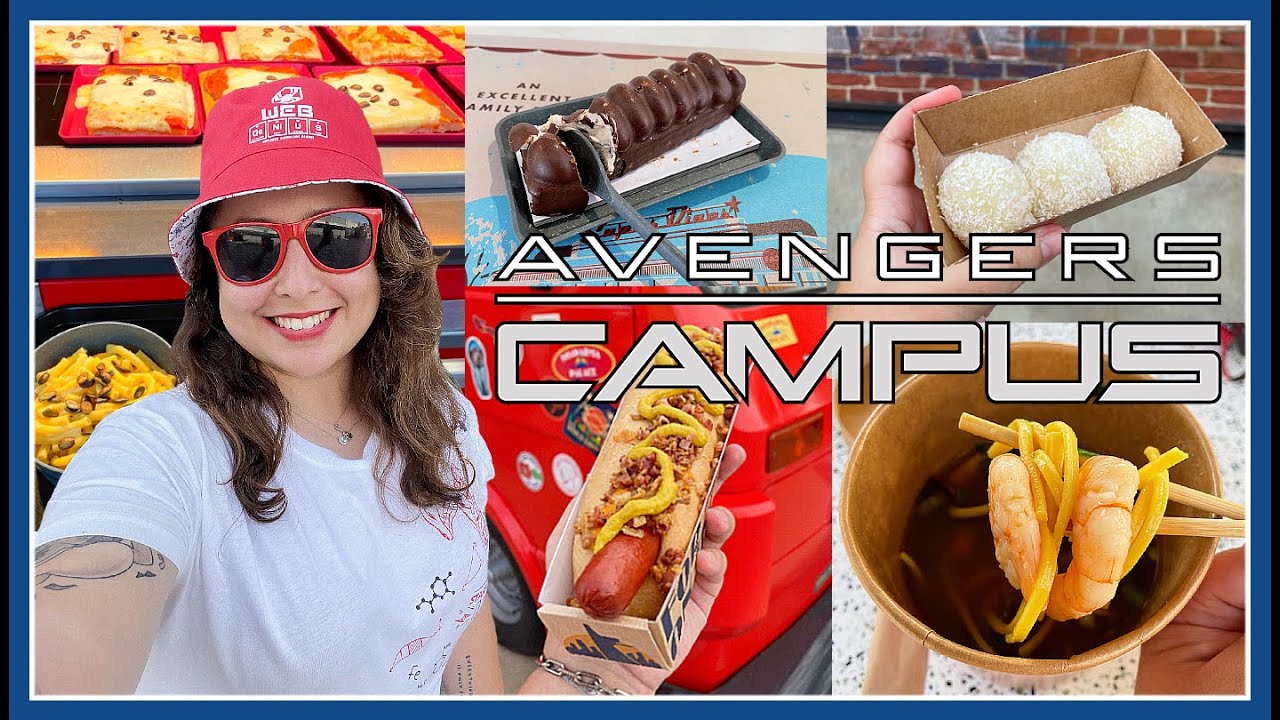 Avengers Campus FOOD TOUR | Disneyland Paris DINING Review 2022 - YouTube