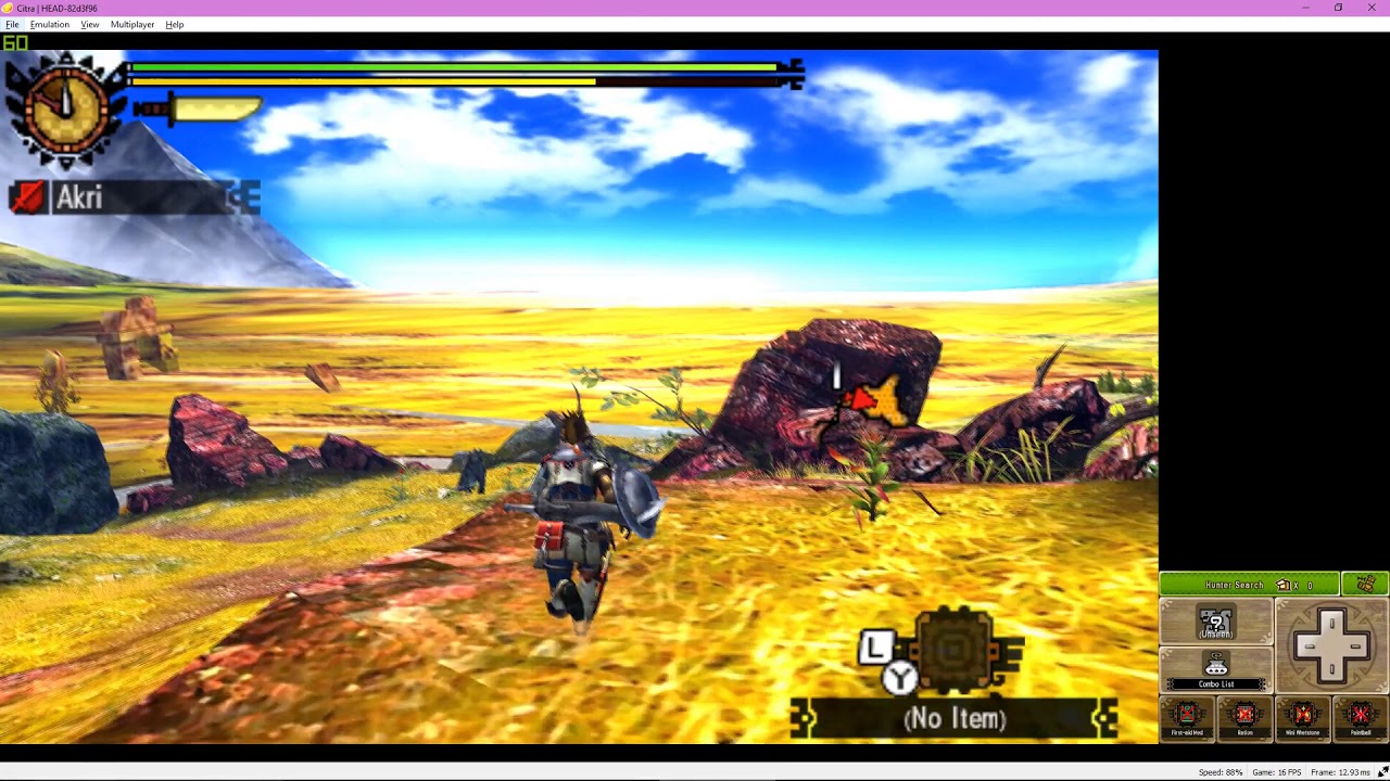 Monster Hunter 4 Ultimate [MH4U] Citra 3DS Mingw - 20171215 - 82d3f96 ...