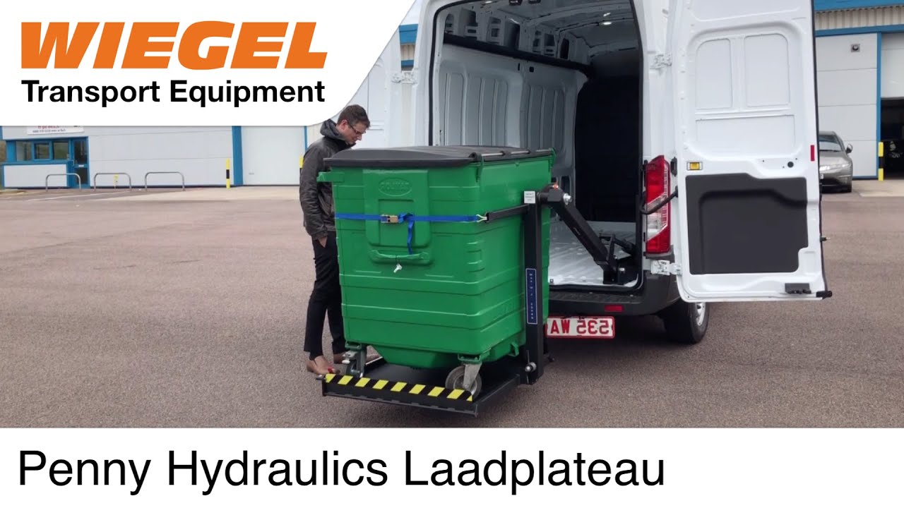 Penny Hydraulics Load Lift 500 Laadplateau in Bestelwagen - YouTube