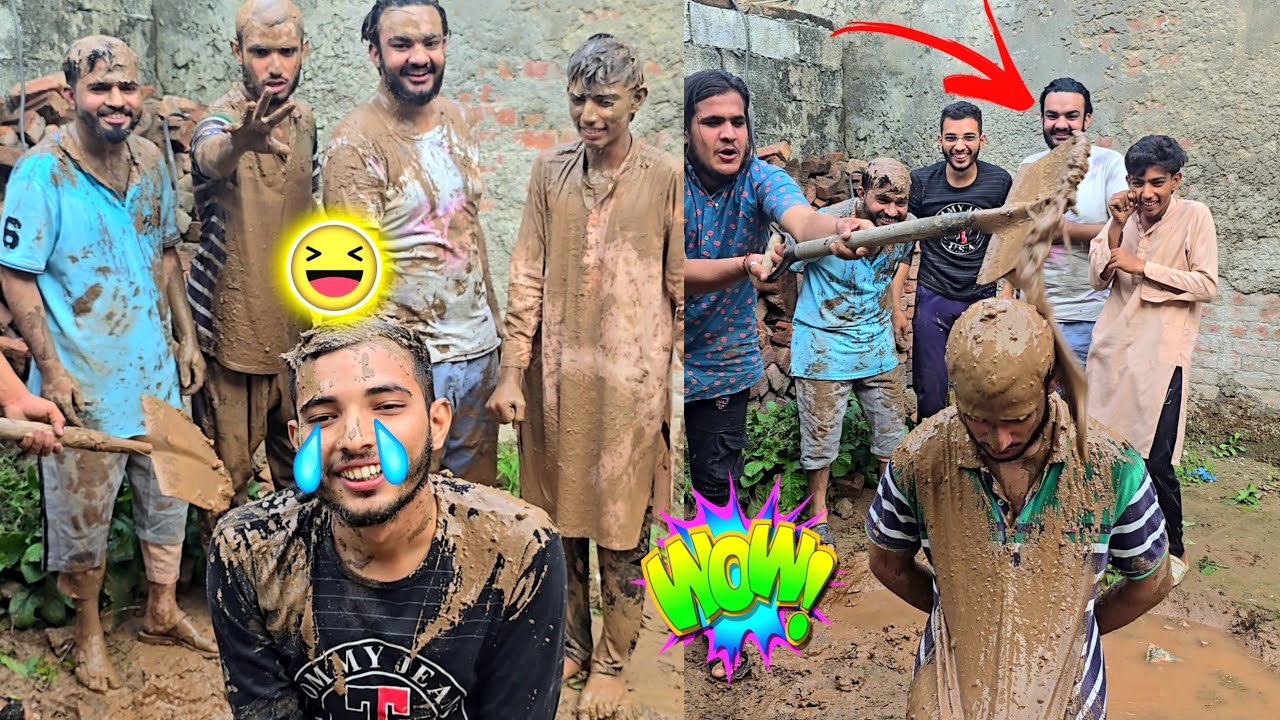 Crazy Mud Challenge with Friends 🤣 | Full of Fun and Laughter! - YouTube