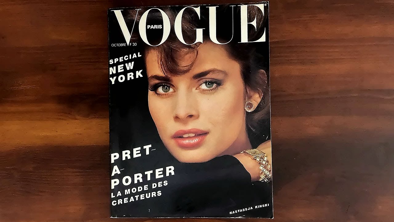French Vogue October 1982 Nastassja Kinski, Brooke Shields | ASMR ...