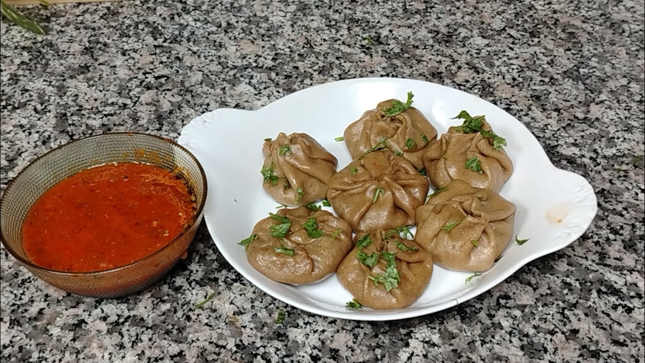 Healthy Momos Recipe with Gahu Ka Aata | Wheat Flour Momos | Easy ...