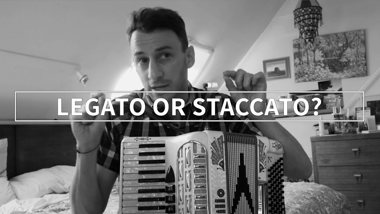 Legato or Staccato? Accordion Technique - YouTube