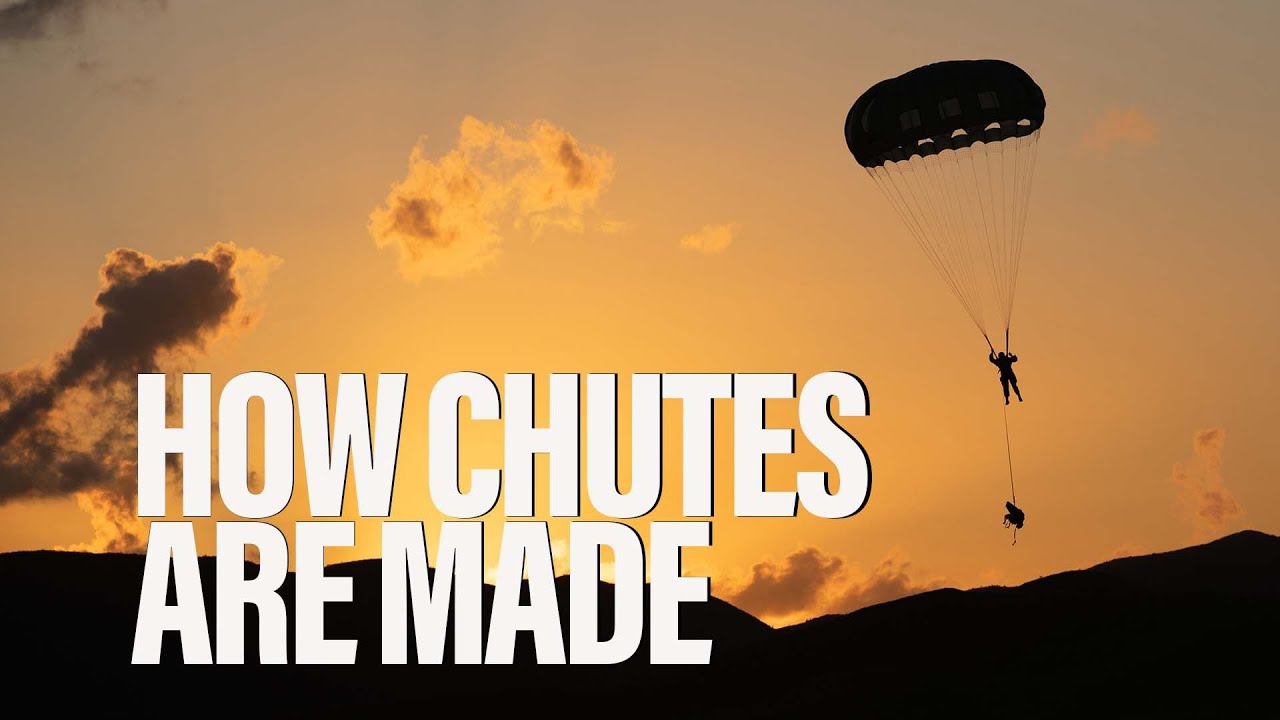 Go inside the facility where military parachutes are made - YouTube