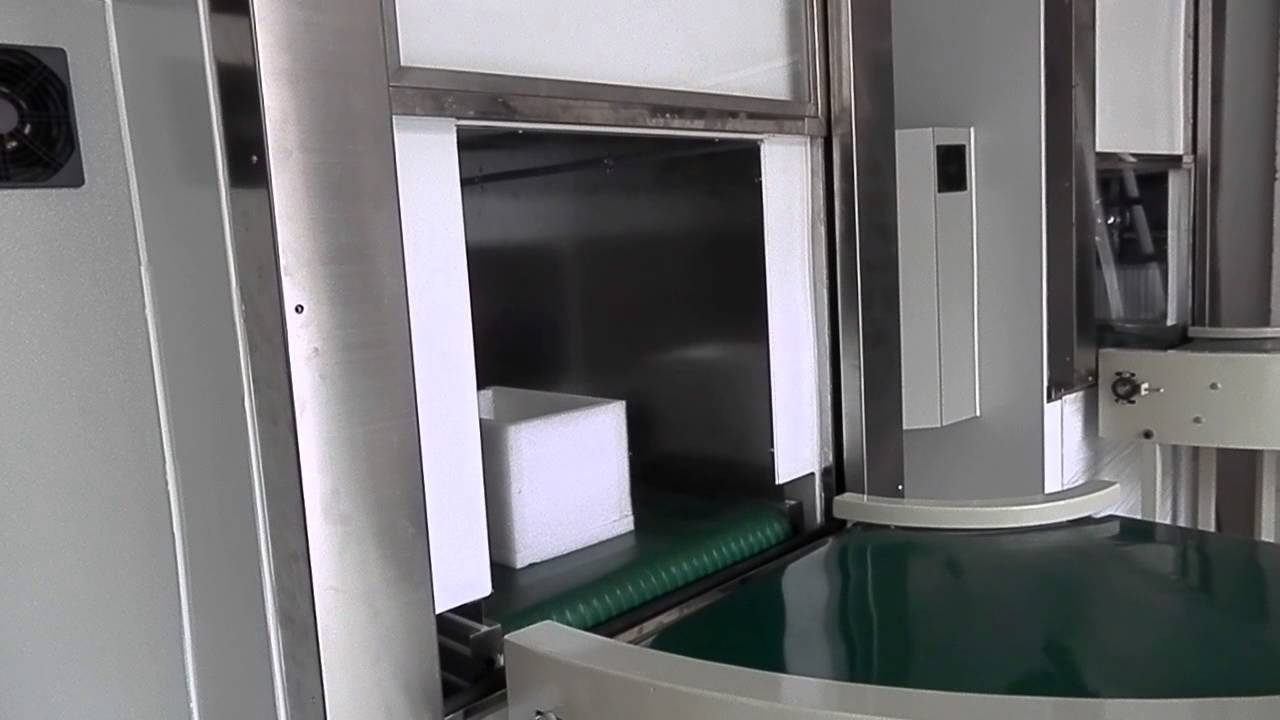 normal pass box with conveyor line video - YouTube