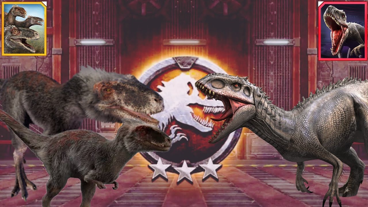 Indominus Rex vs Moros Intrepidus | PvP battle | Jurassic world alive ...