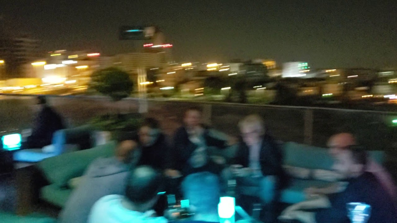Roana Hotel Rooftop bar in Amman - YouTube