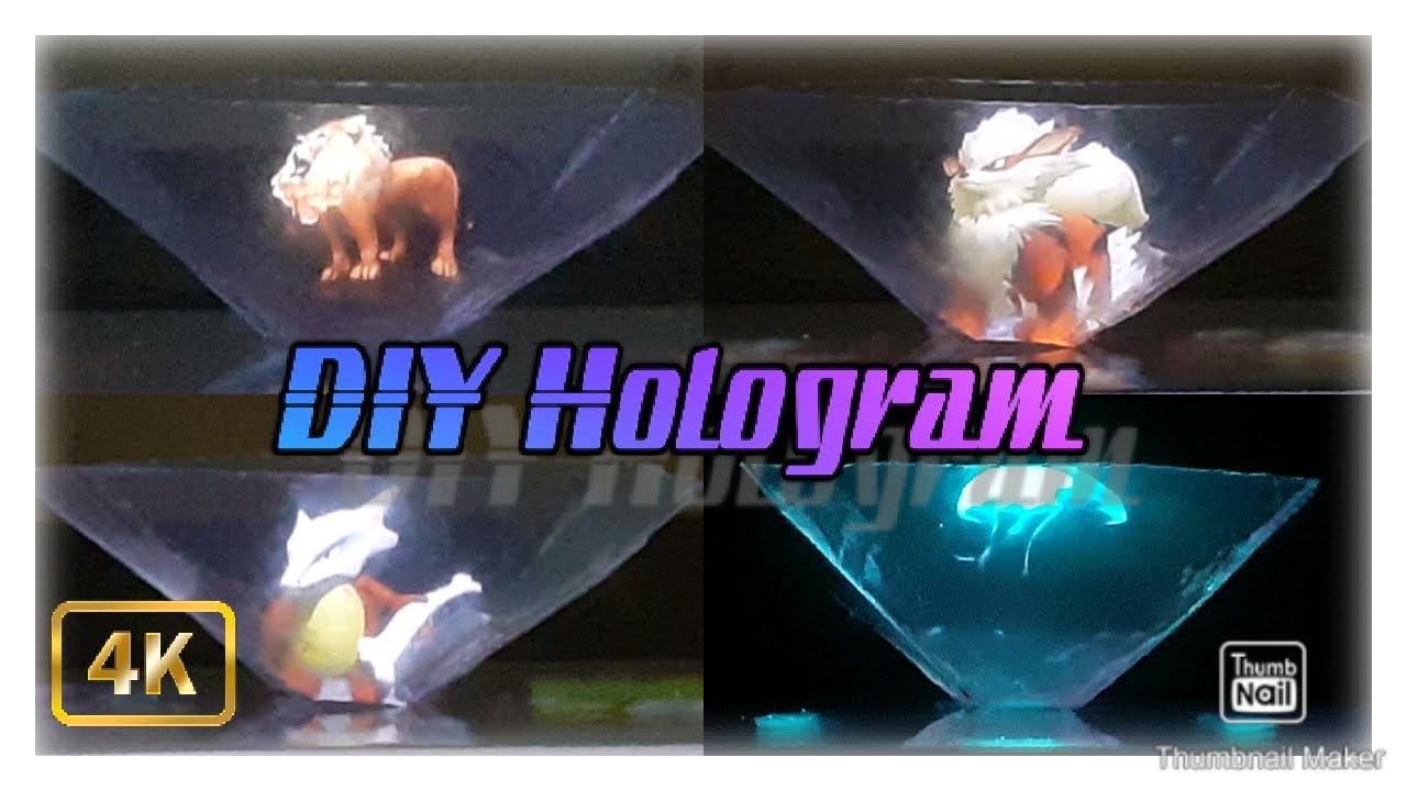 DIY Pyramid Hologram Projector - YouTube
