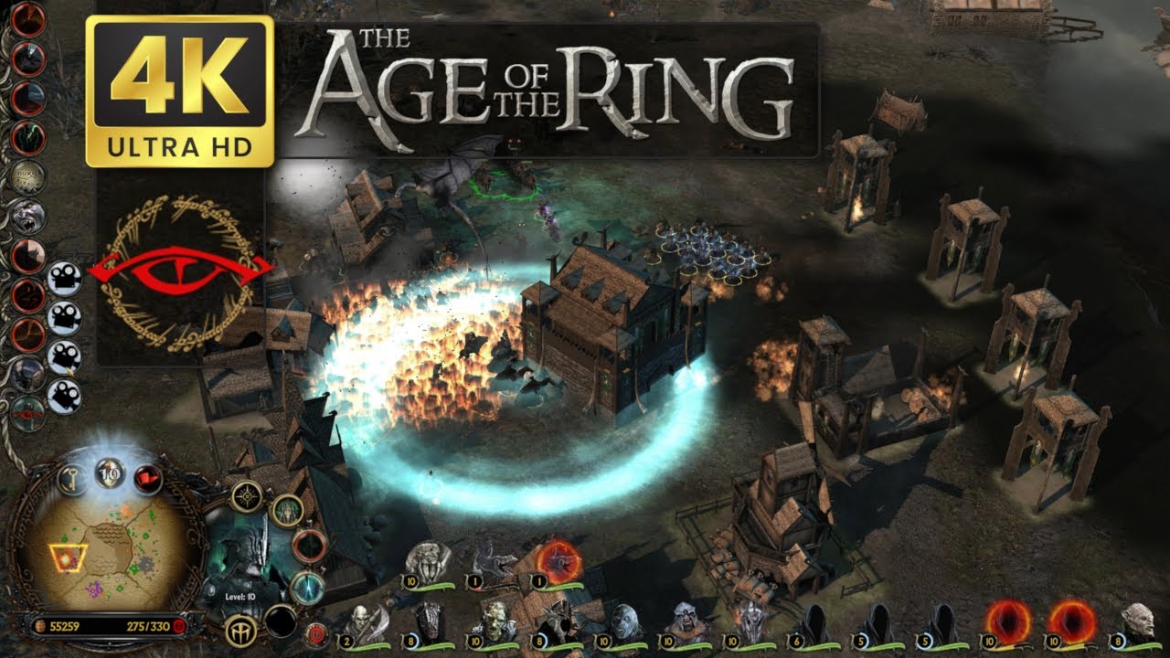 Mordor's Watch Over the Sea of Núrnen - BFME Age Of The Ring in 4K 60 ...