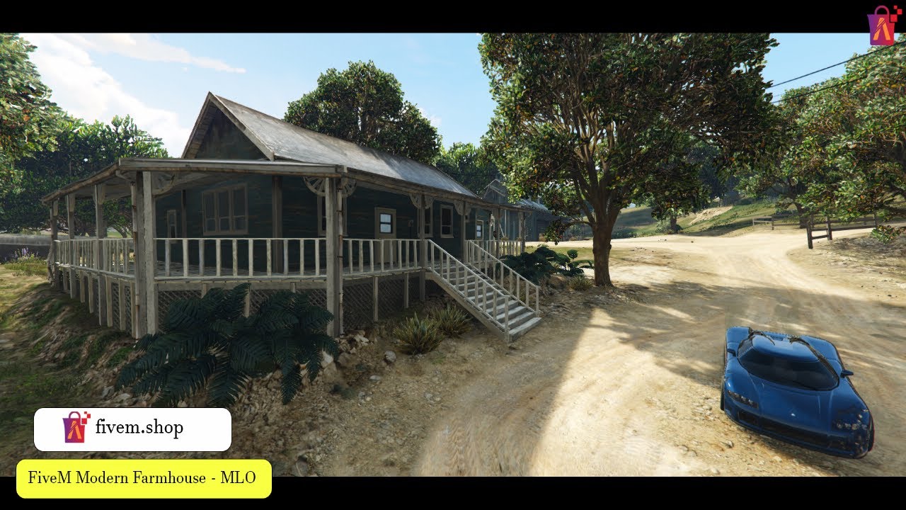 Modern Farmhouse MLO Fivem | FiveM MLO Houses #fivem #house - YouTube