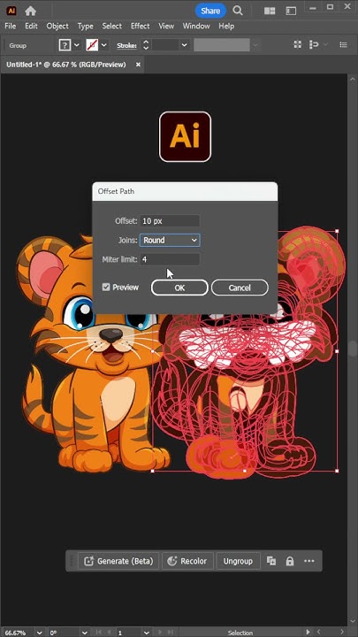 Create Sticker And Path In Adobe Illustrator Cc Tutorial Graphic Design Youtube