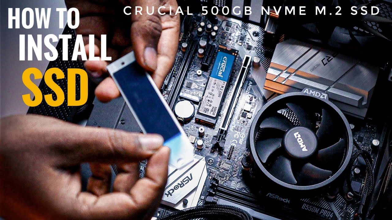 How to install SSD | Crucial 500GB Nvme M.2 SSD - YouTube