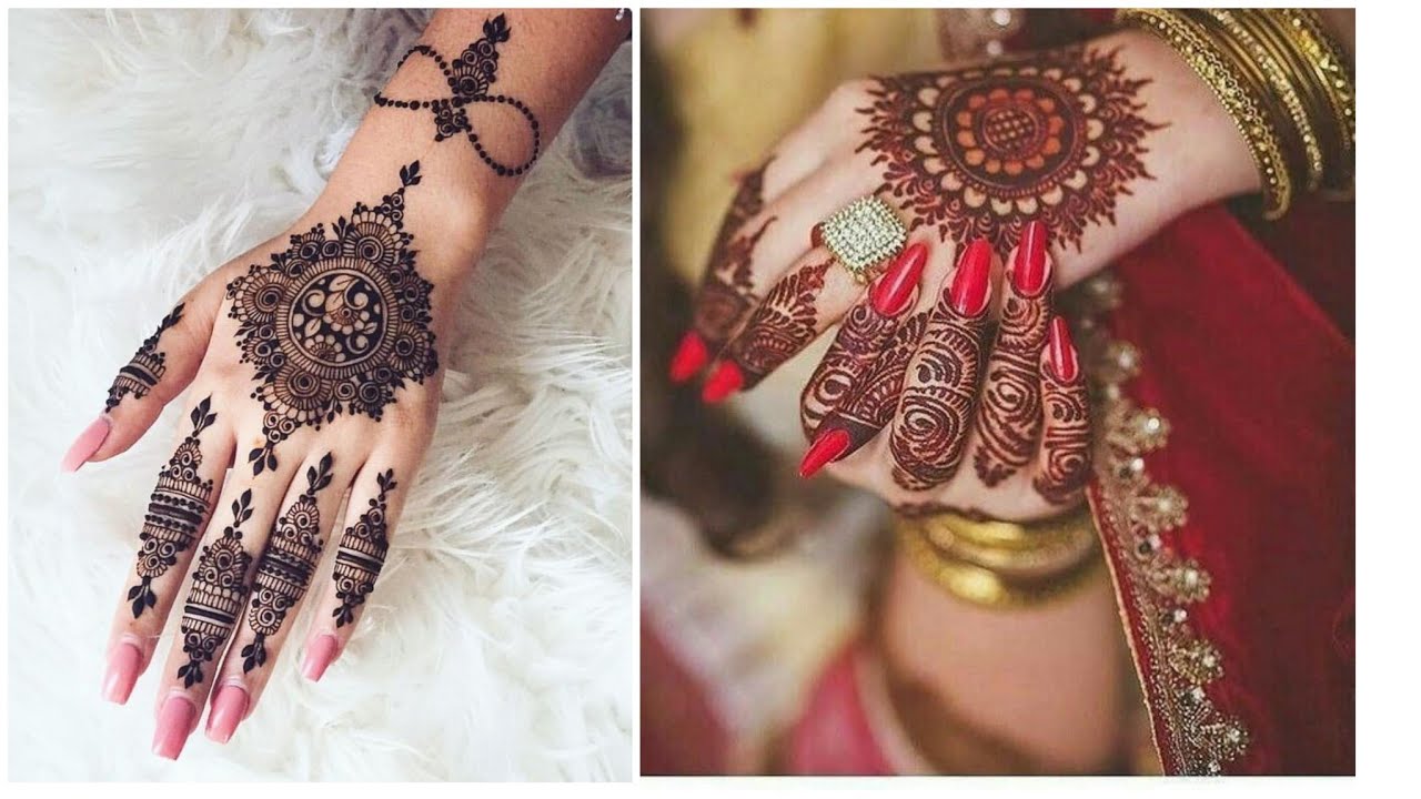 Top Trending 40 Beautiful Flower Simple Easy Gol tiki Mehndi Designs ...