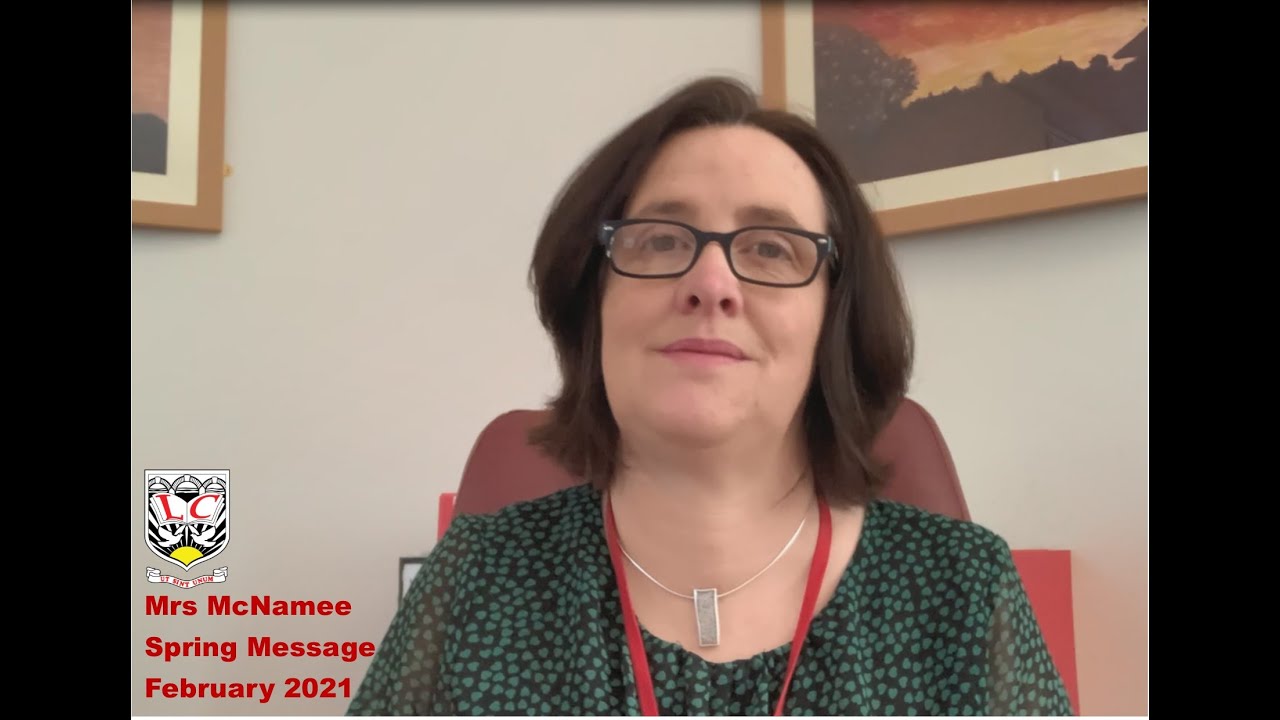 Mrs McNamee message 220221 - YouTube