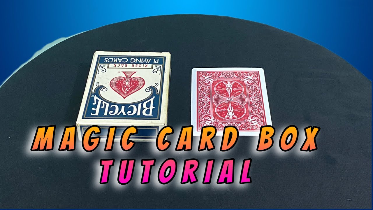 Color Change Card Box Magic Tutorial - YouTube