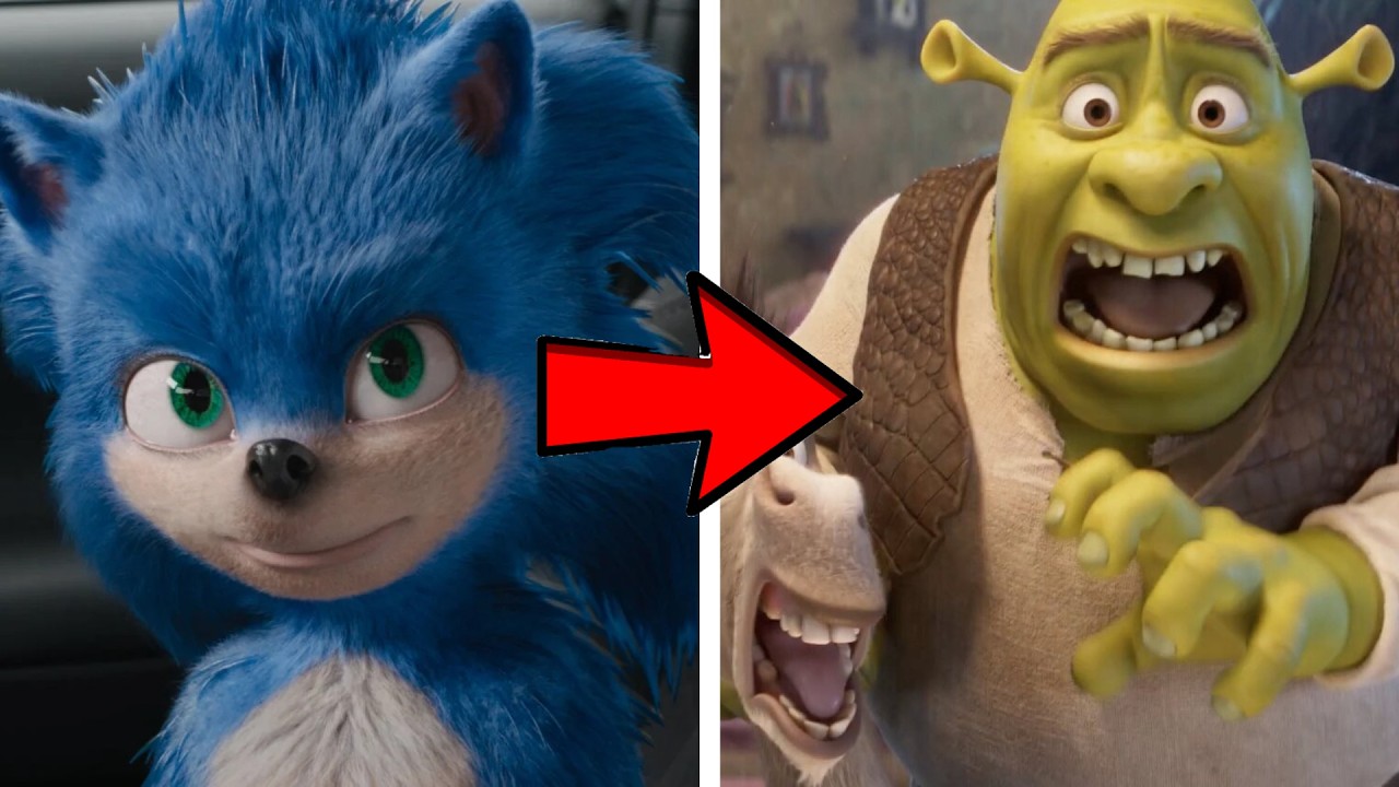 🚨🔥¿El NUEVO DISEÑO DE SHREK es el mismo caso que el de SONIC FEO ...