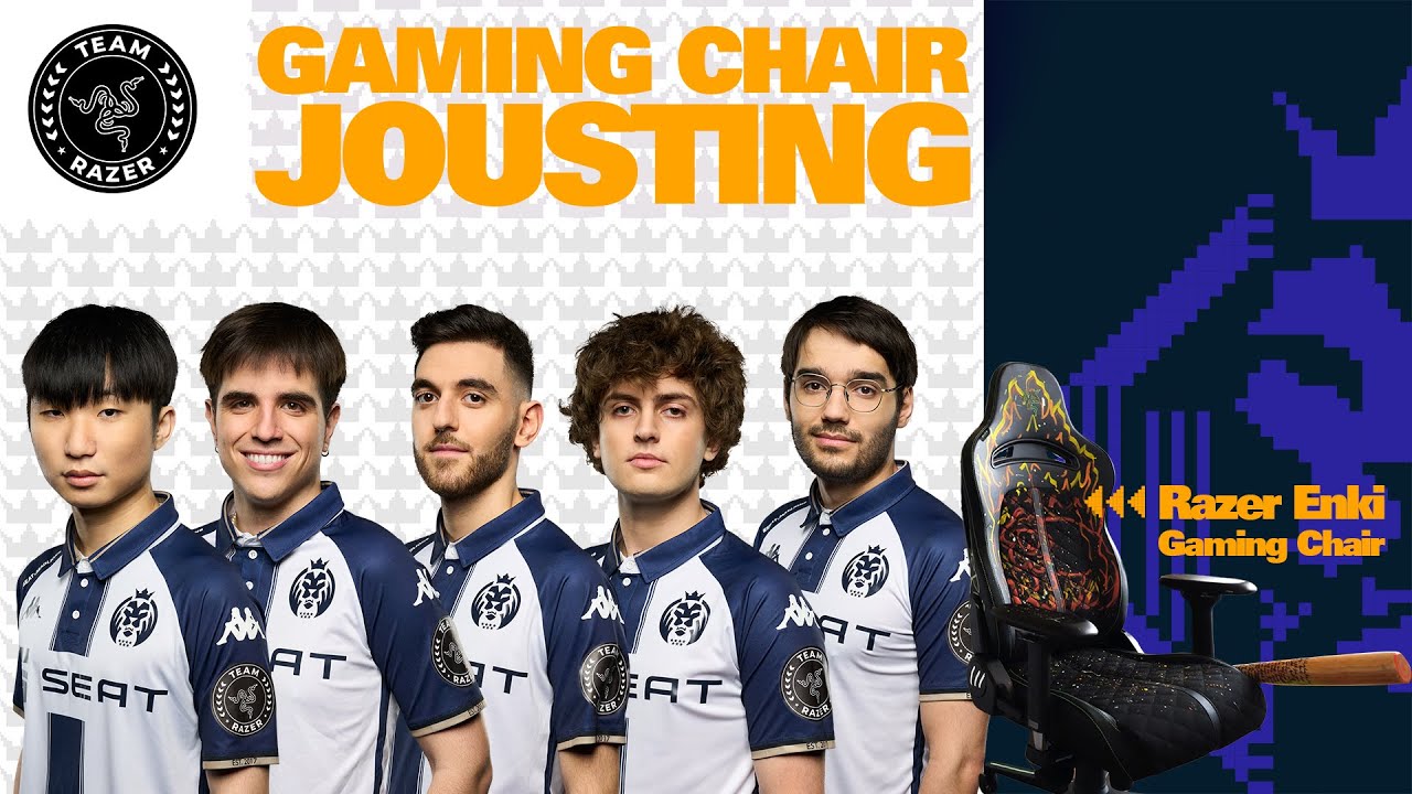 EPIC Battle! | MAD Lions play Razer Chair Jousting tournament - YouTube