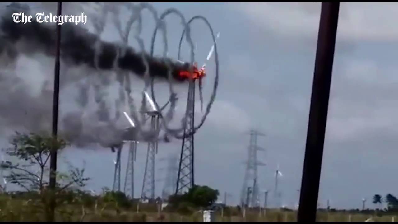 Wind Turbines are burning - YouTube