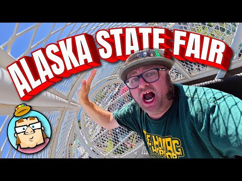 Alaska State Fair - New Rides - Salmon and Reindeer Quesadilla - Interesting Exhibits - Palmer, AK