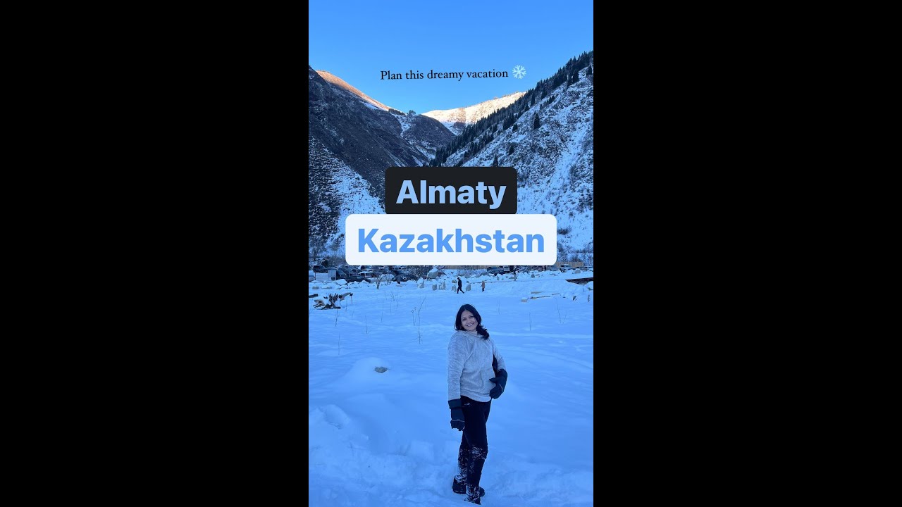 Almaty in December | Top tourist places in Almaty #almaty #kazakhstan # ...