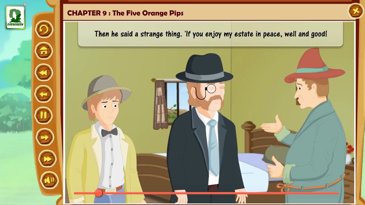 The Five Orange Pips | New Trends in English Reader | Animated video ...