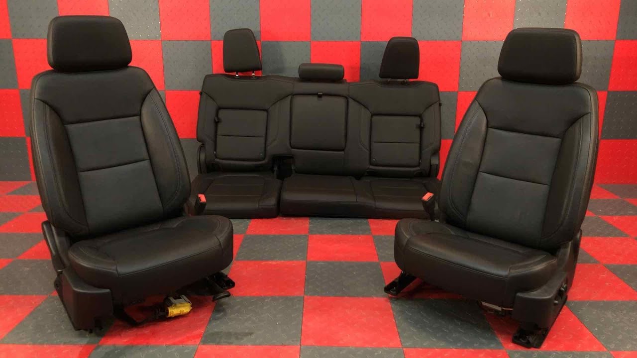 YAS23092A 2019 CHEVROLET SILVERADO 1500 RST SEAT SET - YouTube