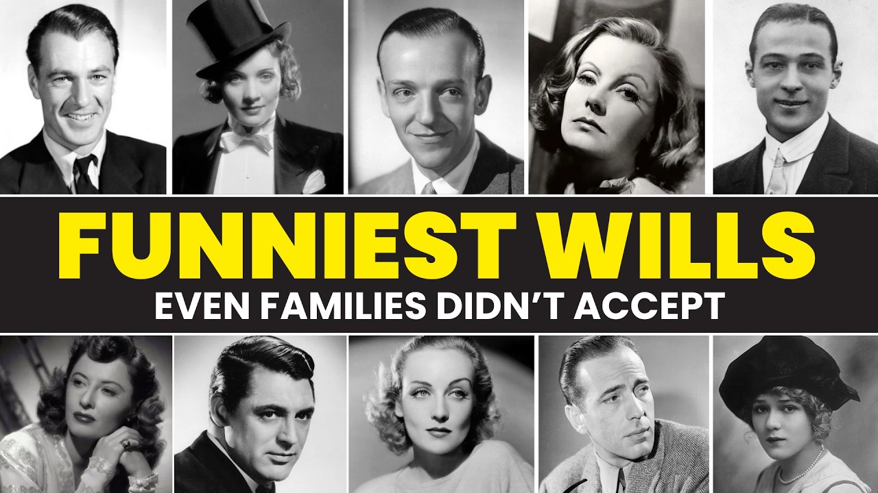 20 Weirdest Details Found In Celebrity Wills After Death - YouTube