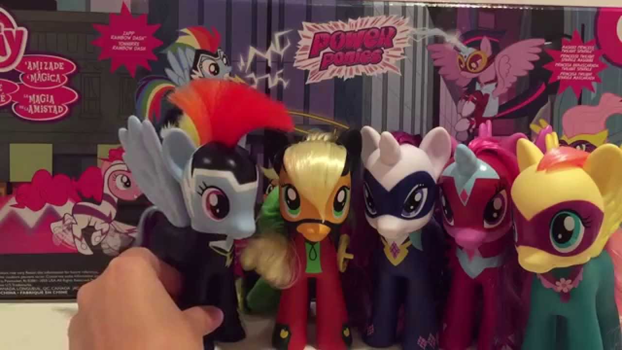 Power Ponies My Little Pony Toys Collection: Zapp, Radiance, Saddle ...