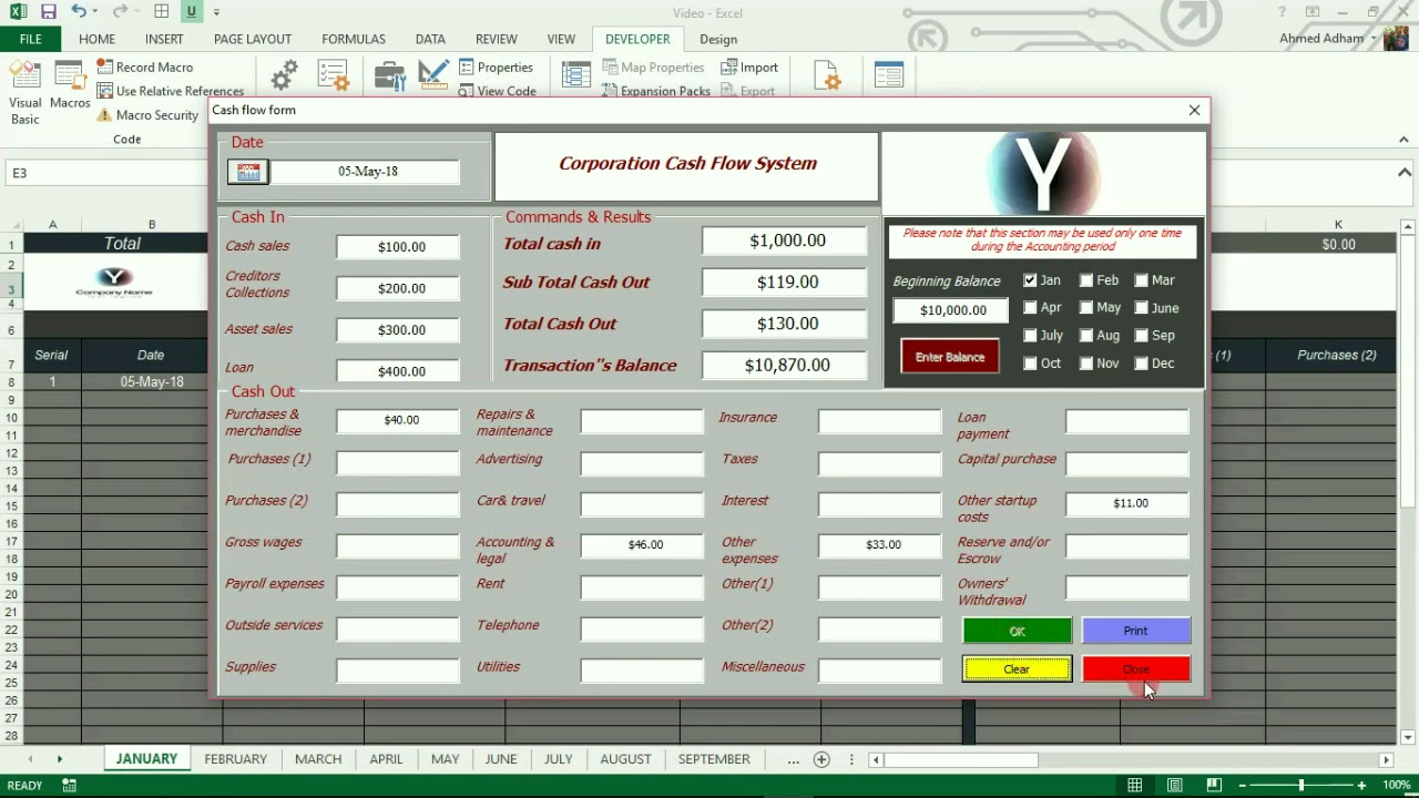 Cash flow management system short video - YouTube