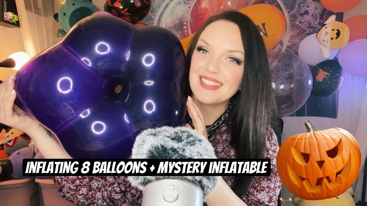 Spooktacular Halloween Balloon ASMR | Mysterious Inflatables?? - YouTube