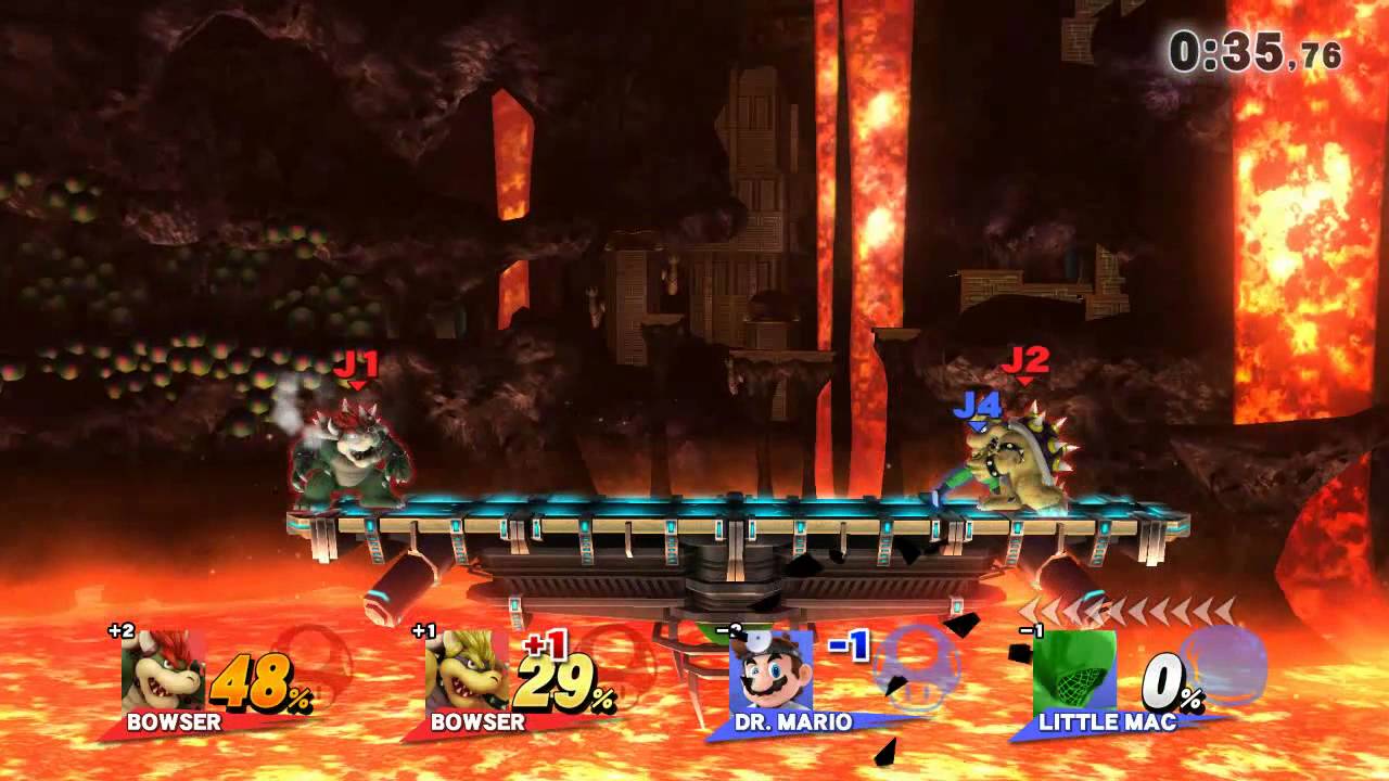 Smash Bros. Wii U - Bowser Hulk & Super Saiyan - YouTube