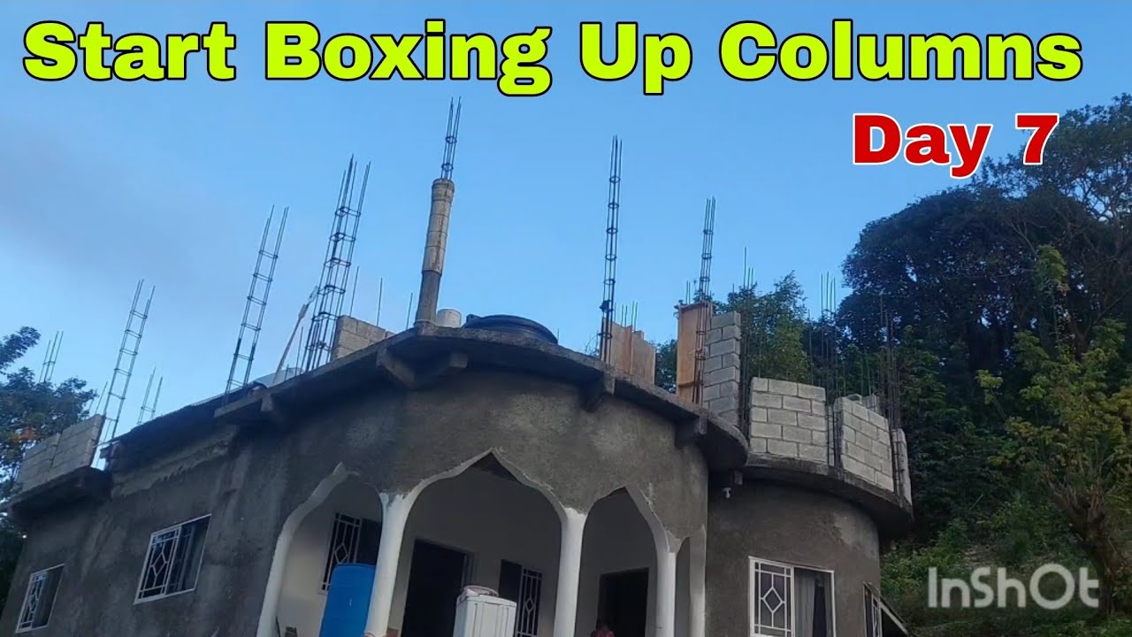 Start Boxing Up the columns on our daughter's dream room, it coming on ...