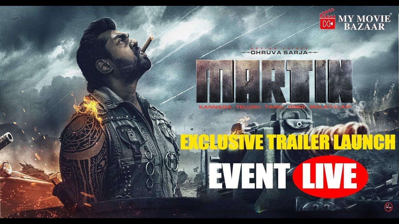 "Martin" Movie Trailer 1 Launch Event Live | Dhruva Sarja | Uday K ...