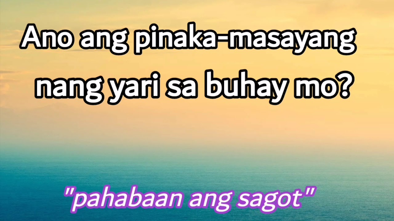 Ano ang pinaka masayang nang yari sa buhay mo?!|Grasya Baleleng - YouTube