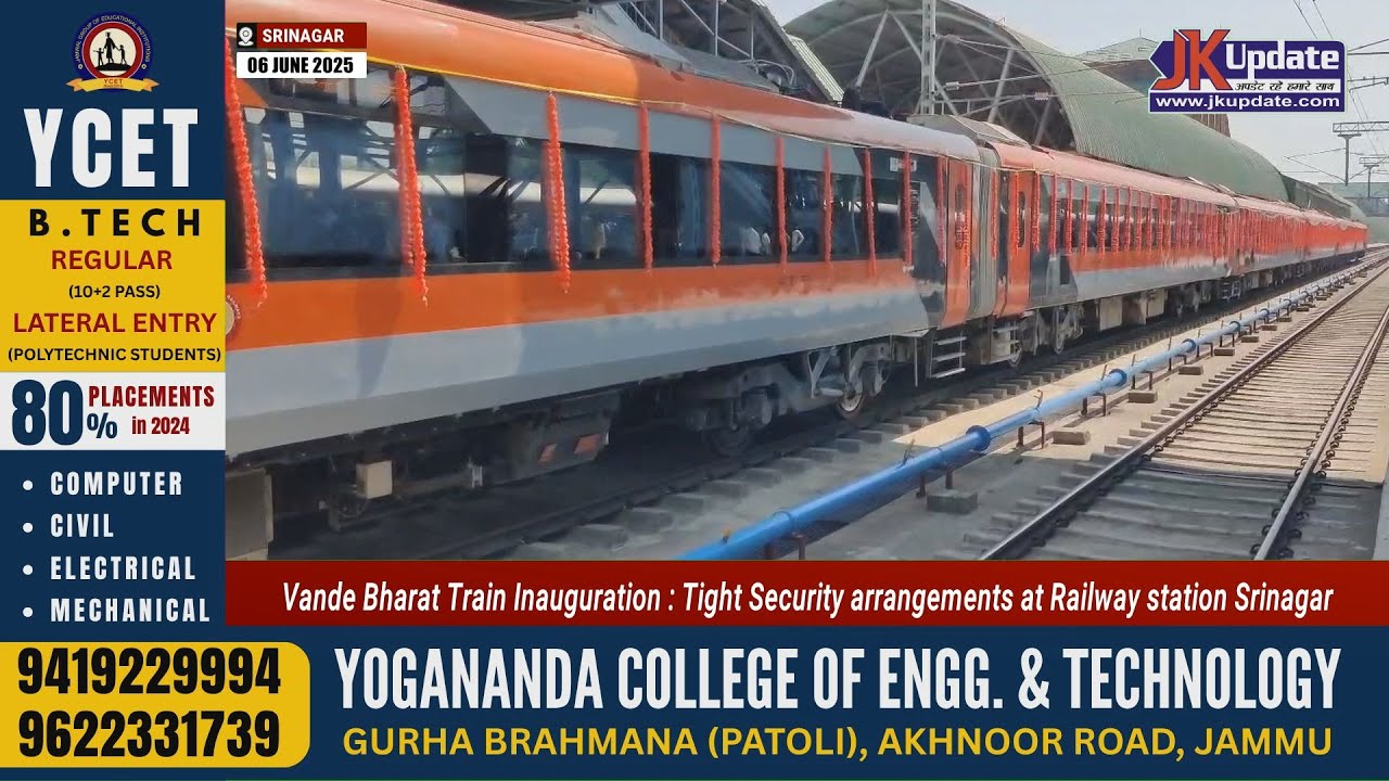 Vande Bharat Train Inauguration : Tight Security arrangements at ...